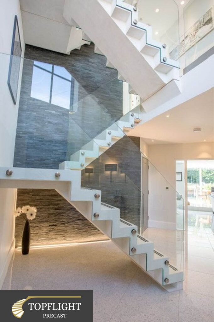 Sawtooth Concrete Staircases | TopFlight Precast